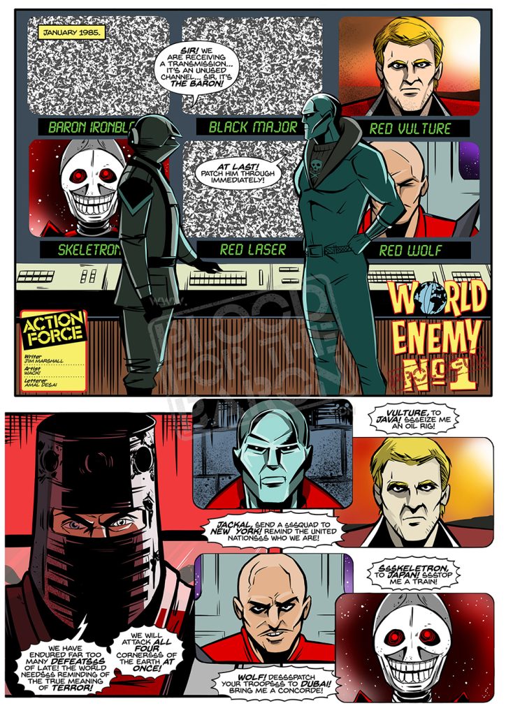 WORLD ENEMY NUMBER ONE [prologue]: Red Shadows – Action Force: Redux